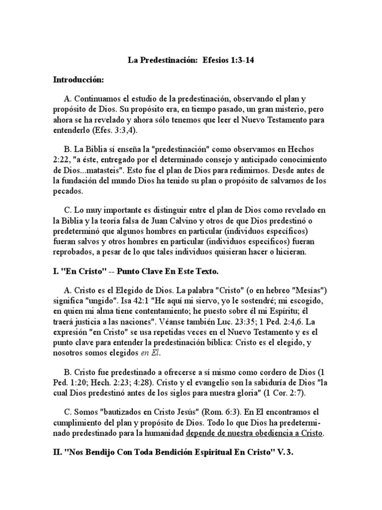 La Predestinación | PDF | Jeremías | Nabucodonosor Ii