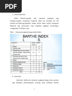 Form Indeks Barthel | PDF