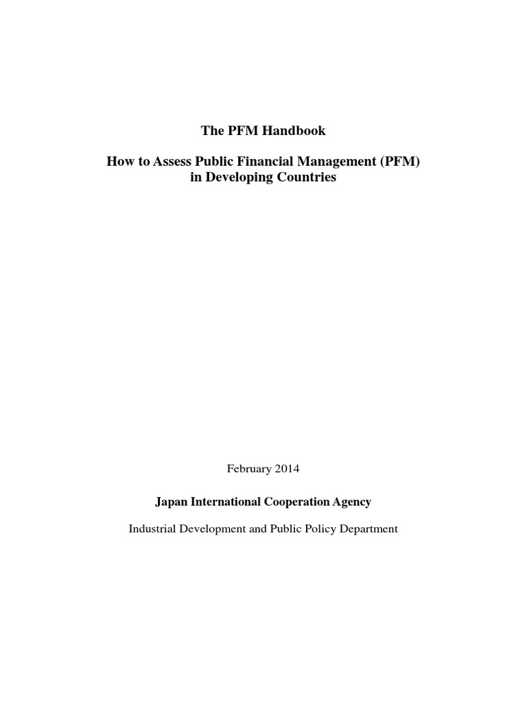 How To Assess Public Financial Management Pfm Pdf Aids Risk