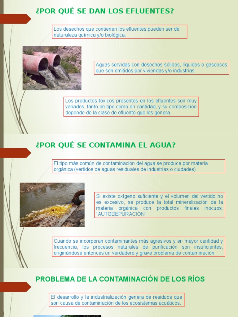 Problema de La Contaminación de Los Ríos | Aguas residuales | La ...