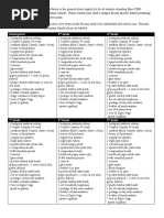 Grade 1,2 and 3 Requirements:: Notebook: Writing Notebook | PDF | Art