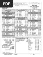 Sample Visual Transcript | PDF | Physical Education | Science