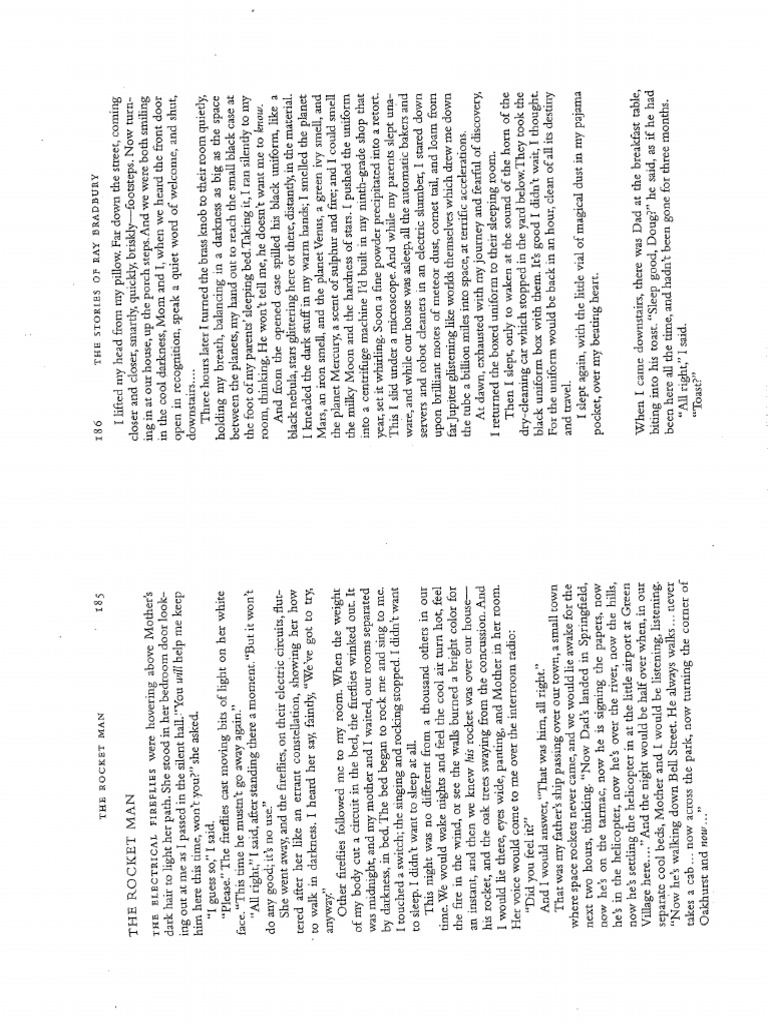 Rocket Man, Story by Ray Bradbury | PDF