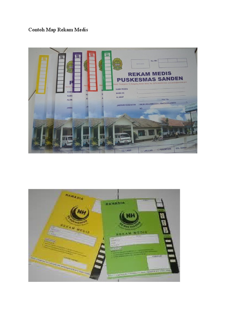 Contoh Map Rekam Medis | PDF