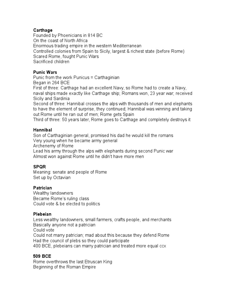 Rome Test Study Guide | PDF | Ancient Rome | Julius Caesar