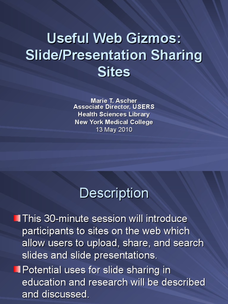 Evaluating Slide Sharing Platforms | PDF | Microsoft Power Point ...