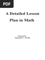 Math Sets for Grade 7 Students | PDF | Mathematics | Lesson Plan