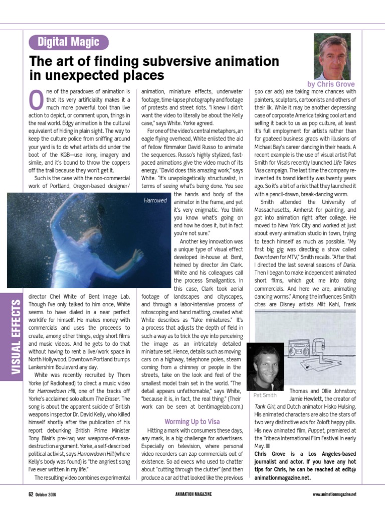 The Art of Finding Subversive Animation in Unexpected Places | PDF ...