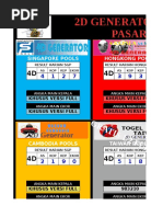 4D, 5D, 6D Forecast Table | PDF | Computers
