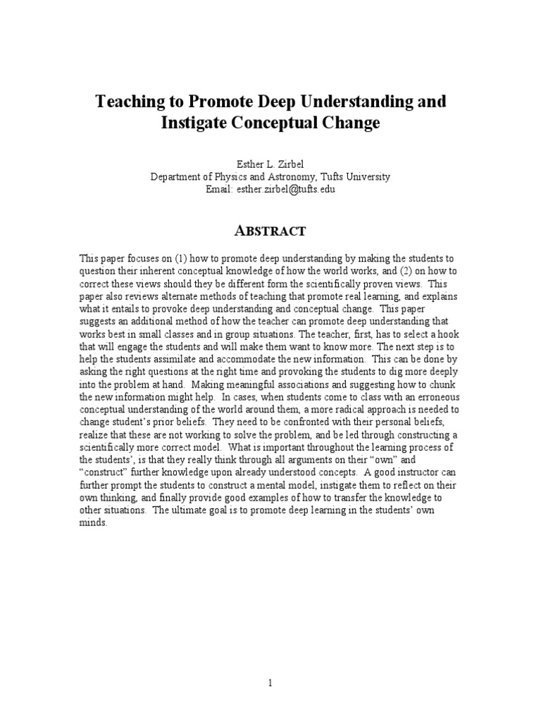 Teaching For Conceptual Change Pdf Pdf Constructivism Philosophy
