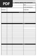 WCCAS Hotel: Guest Room Linen Control Sheet | PDF