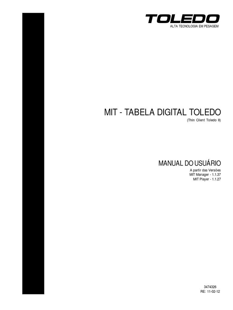 MIT Tabela Digital Rev11!02!12 | PDF | Endereço de IP | Rede de ...
