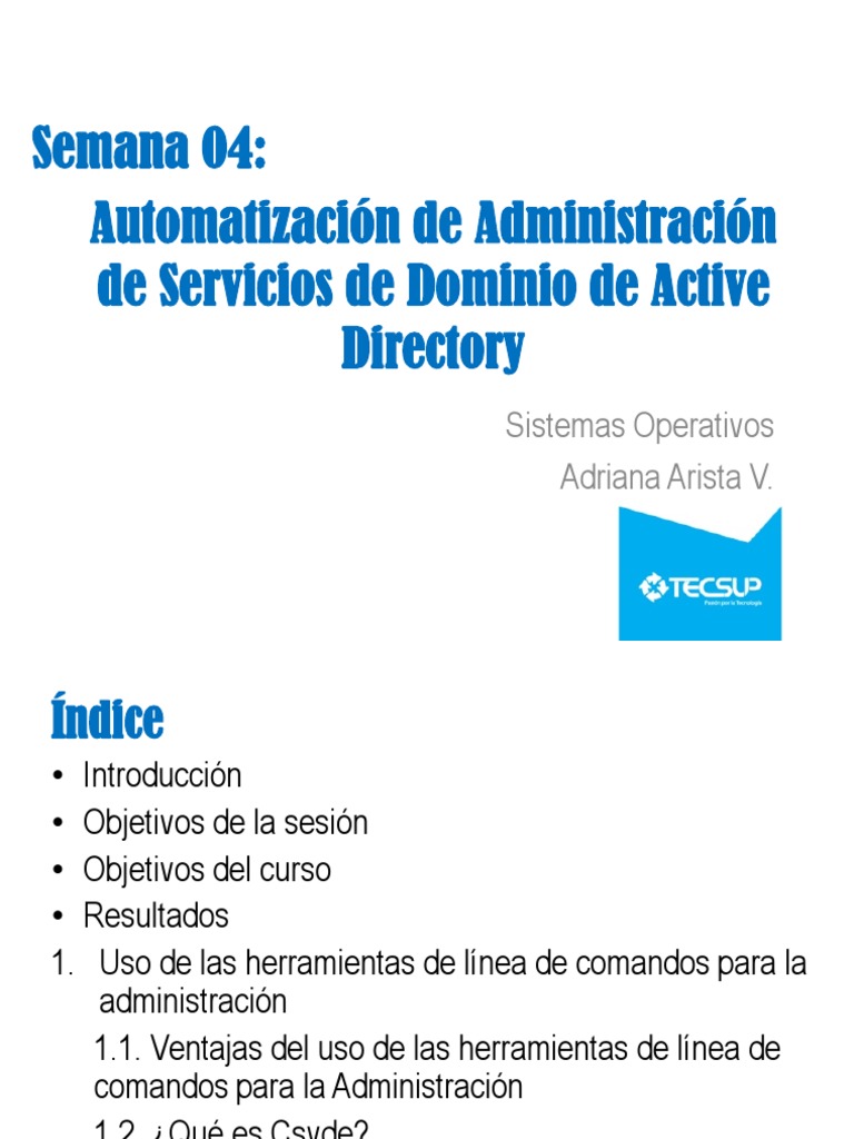 04 - Automatización de Administración de Servicios de Dominio de Active ...