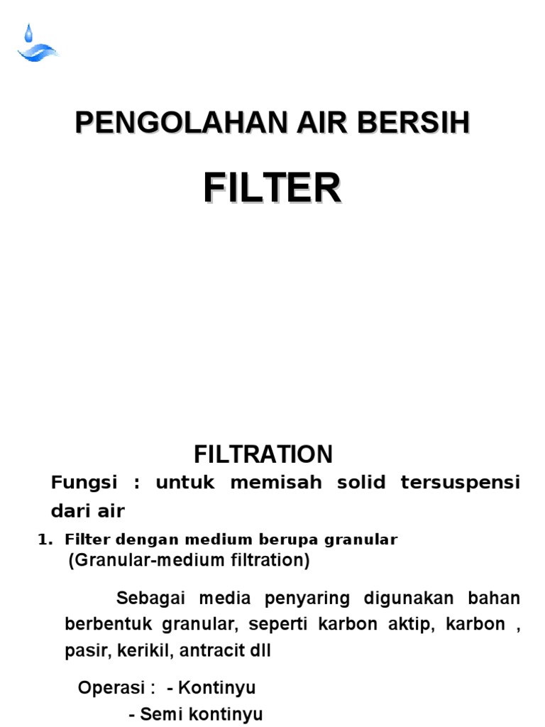 Filtrasi | PDF | Metode & Bahan Ajar | Sains & Matematika
