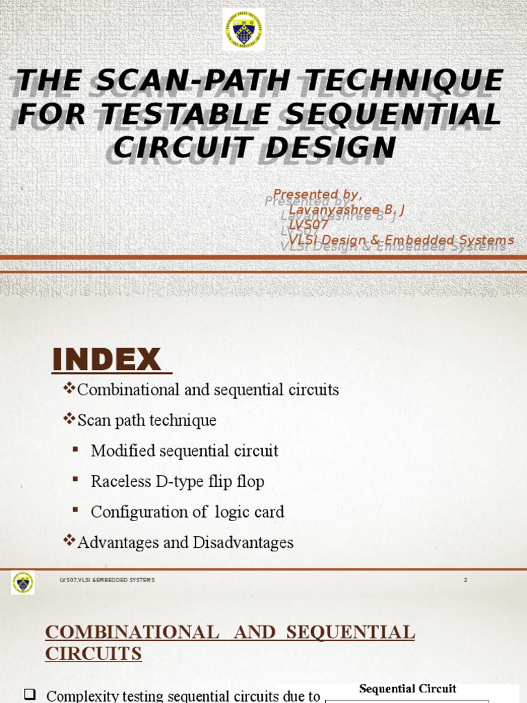 The Scan-Path Technique For Testable Sequential Circuit Design | PDF ...