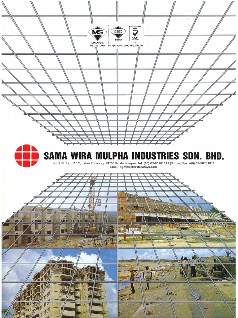 SGM Steel Fabric Specifications and Benefits | PDF | Strength Of ...