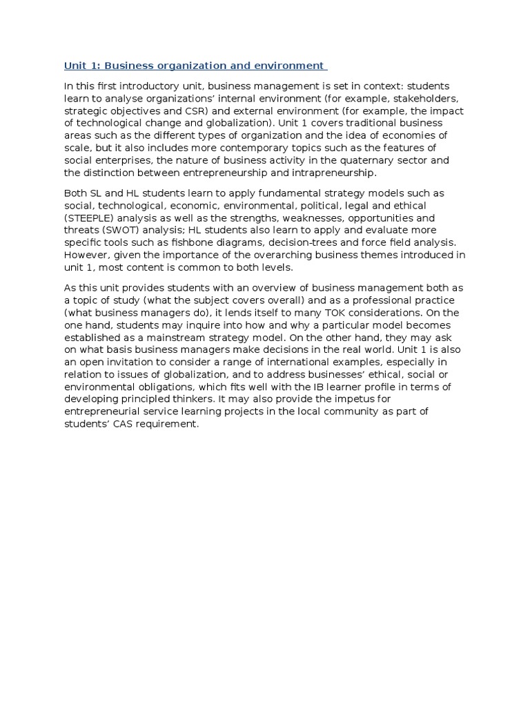 Unit 1 - What You Need To Know | PDF | Career & Growth