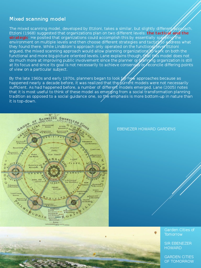 Mixed Scanning Model: The Tactical and The Strategic | PDF | Space ...