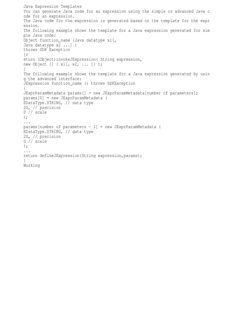 Java Transaformation | PDF
