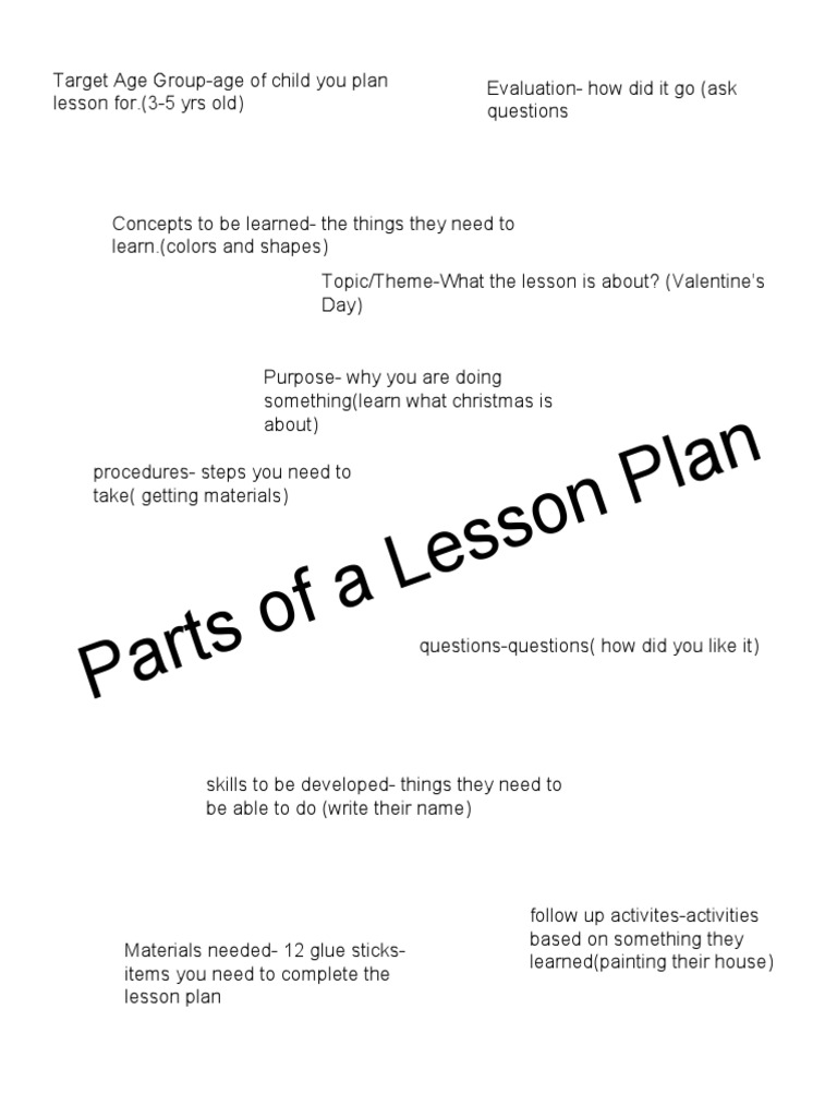 Valentine's Day Lesson Plan for Ages 3-5 | PDF