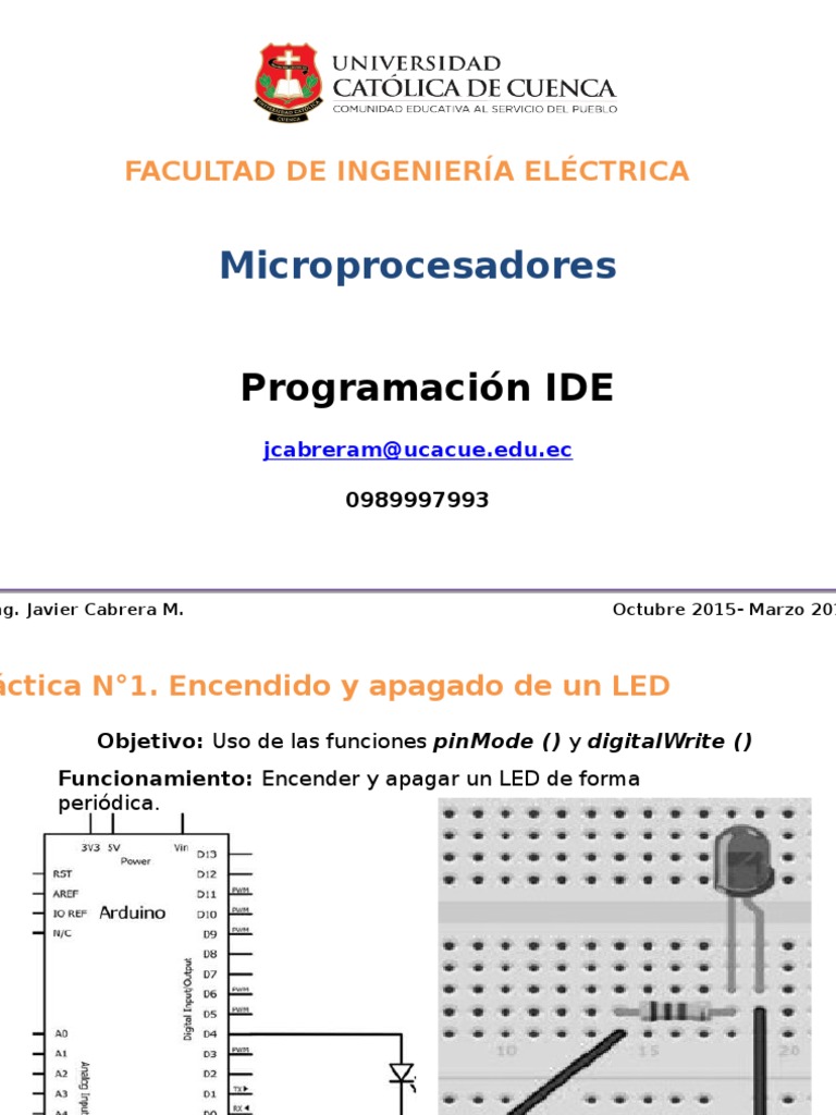 Arduino Paso A Paso | PDF | Diodo emisor de luz | Arduino