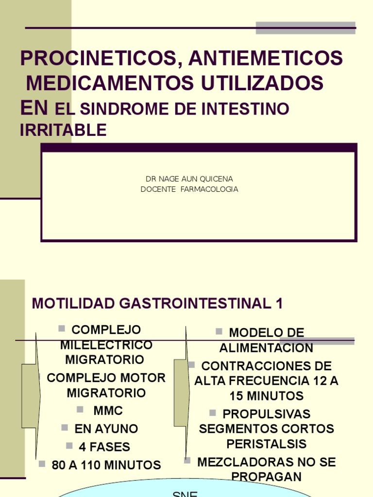 Procineticos | PDF | Ciencias farmacéuticas | Farmacia