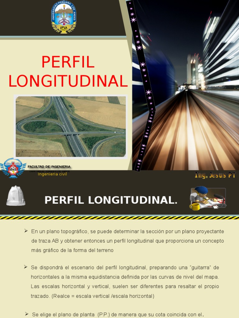Perfil Longitudinal | PDF | Curva | Topografía