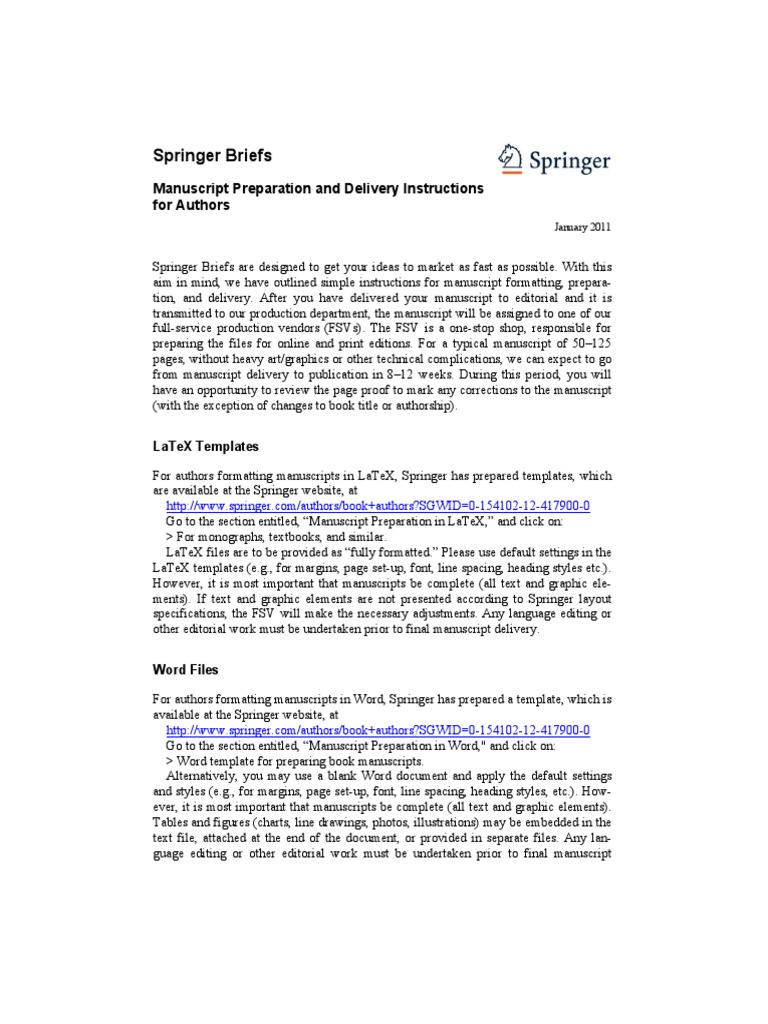 Briefs Manuscript Guidelines | PDF | Note (Typography) | Citation