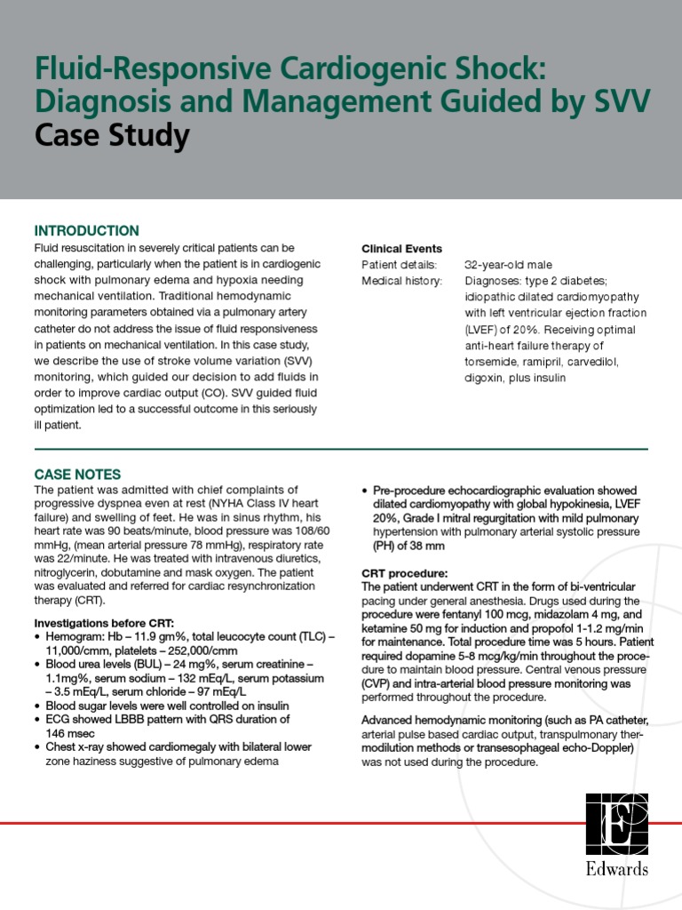 Cardiogenic Shock 11 | PDF | Shock (Circulatory) | Heart