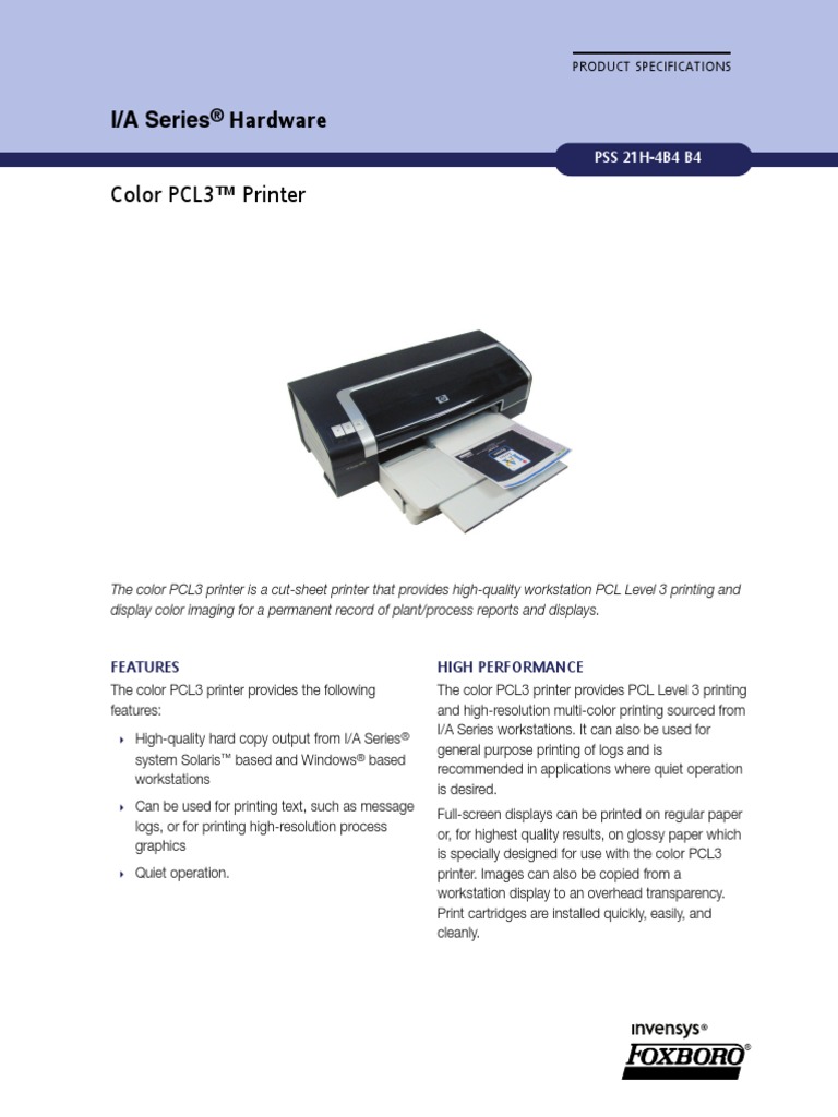 21h4b4b4 Color PCL3 Printer | PDF | Printer (Computing) | Workstation