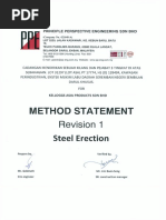 Steel Structures Installation Procedure and Method Statement | PDF ...