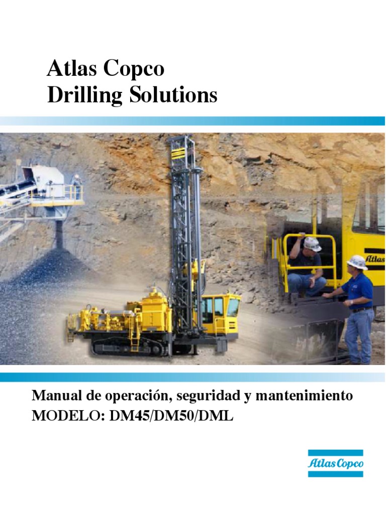 Atlas Copco DM45 Operacion | PDF | Cinturón (mecánico) | Gases
