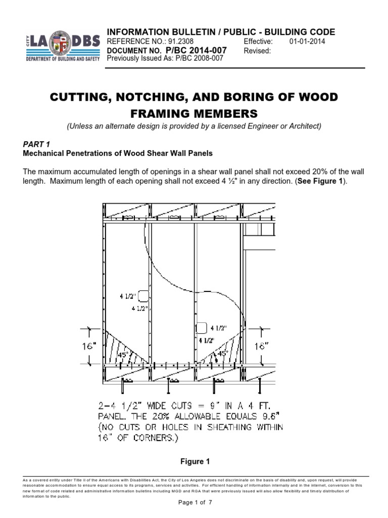 Cutting Notching and Boring of Wood Framing Members Ib P Bc2014 007 ...