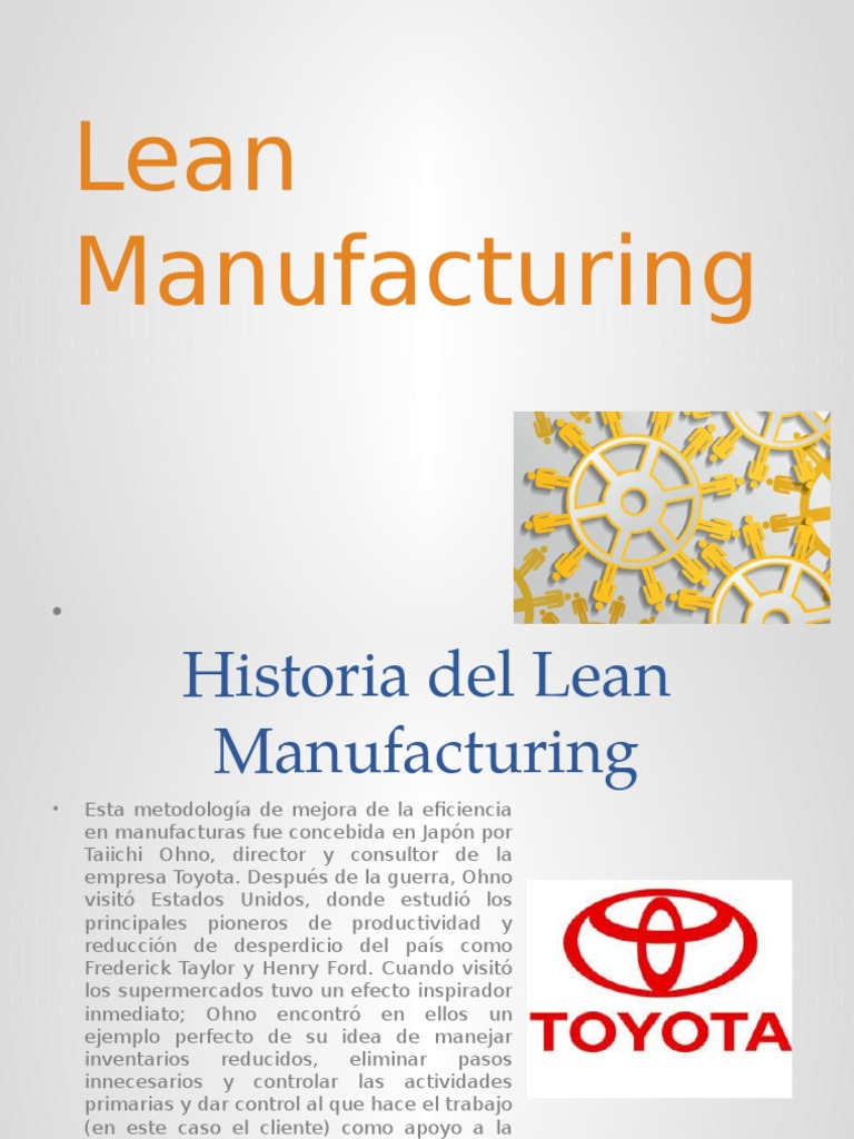 Lean Manufacturing | PDF | Lean Manufacturing | Producción y fabricación