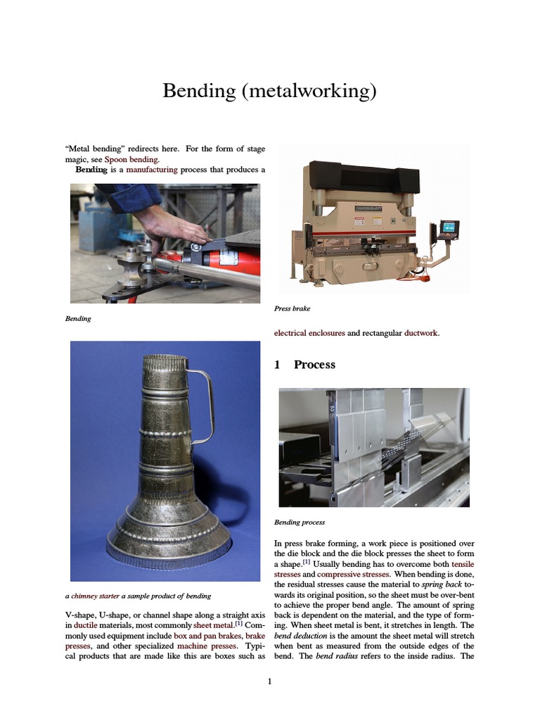 Bending (Metalworking) | Metalworking | Crafts