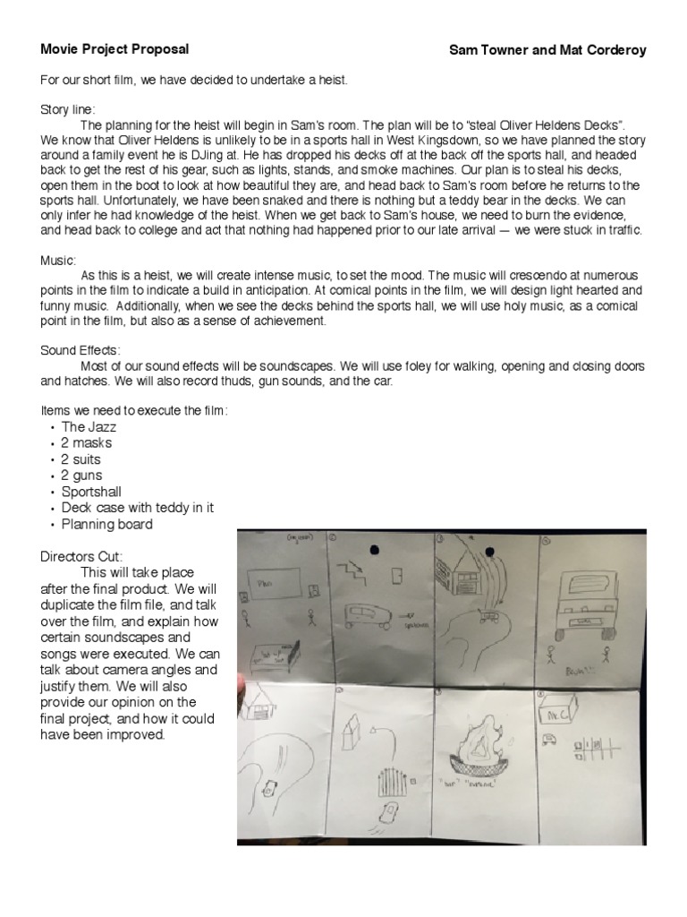 Movie Project Proposal Sam Towner and Mat Corderoy | PDF | Leisure