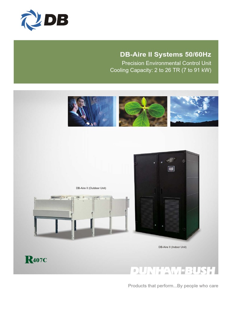 DB-Aire II Systems 50/60Hz: Precision Environmental Control Unit ...