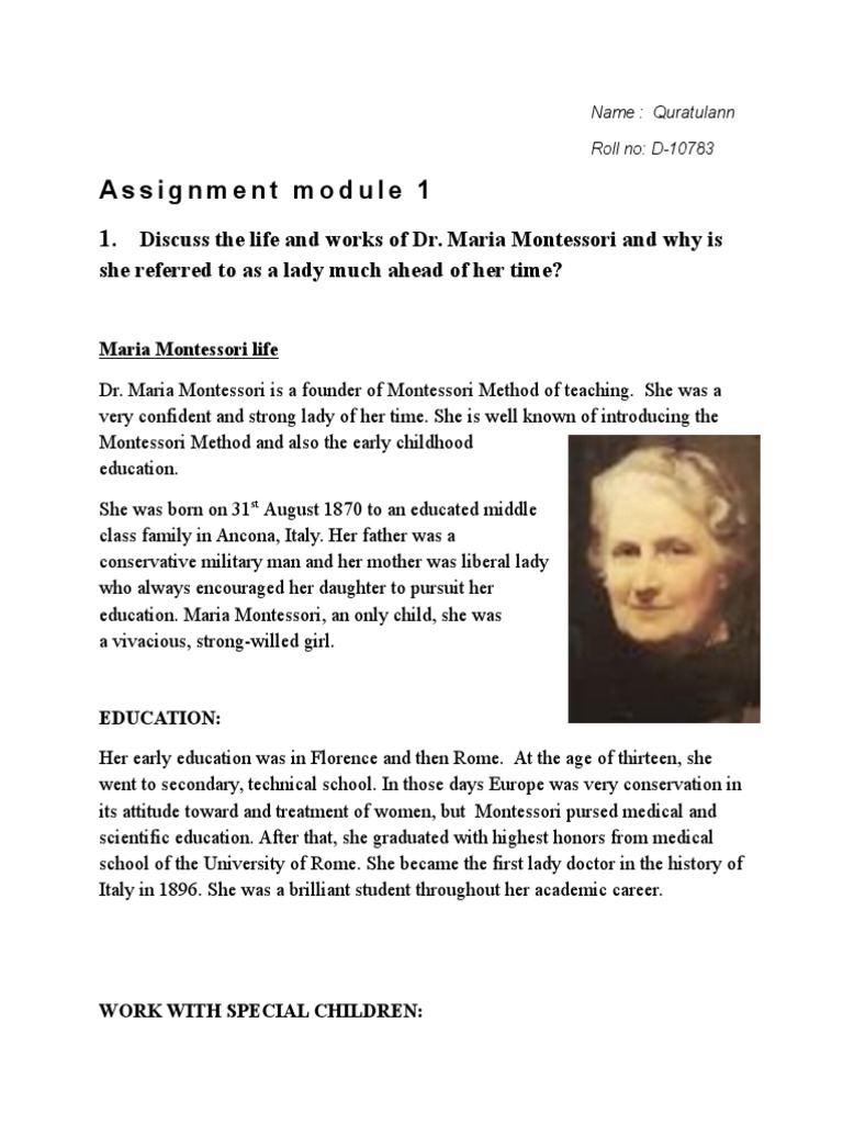 Introduction To Montessori | PDF | Montessori Education | Teachers