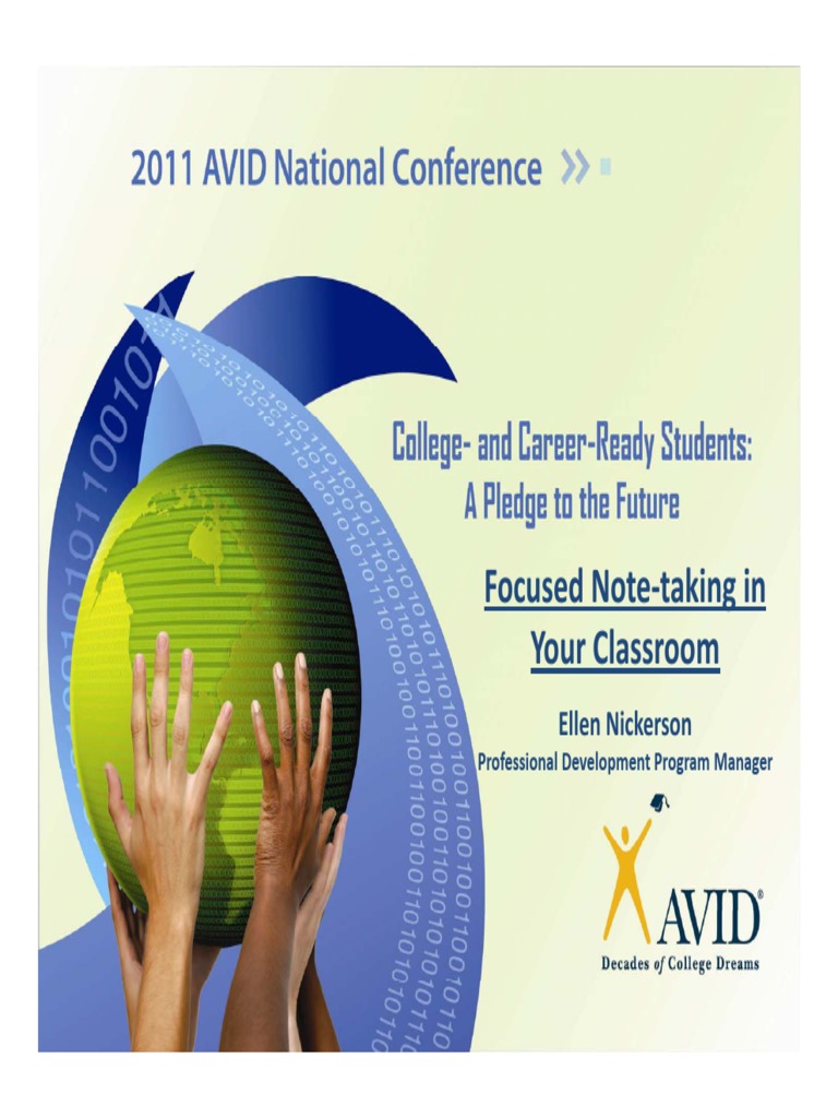 Avid Cornell Notes | PDF | Pedagogy | Learning