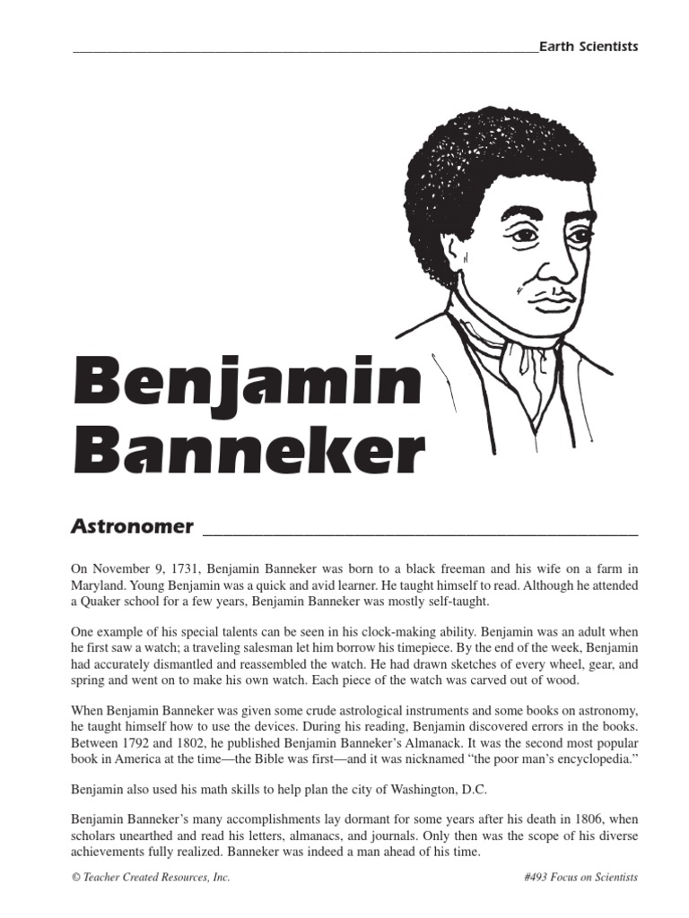 Benjamin Banneker | PDF | Clock | Astronomy