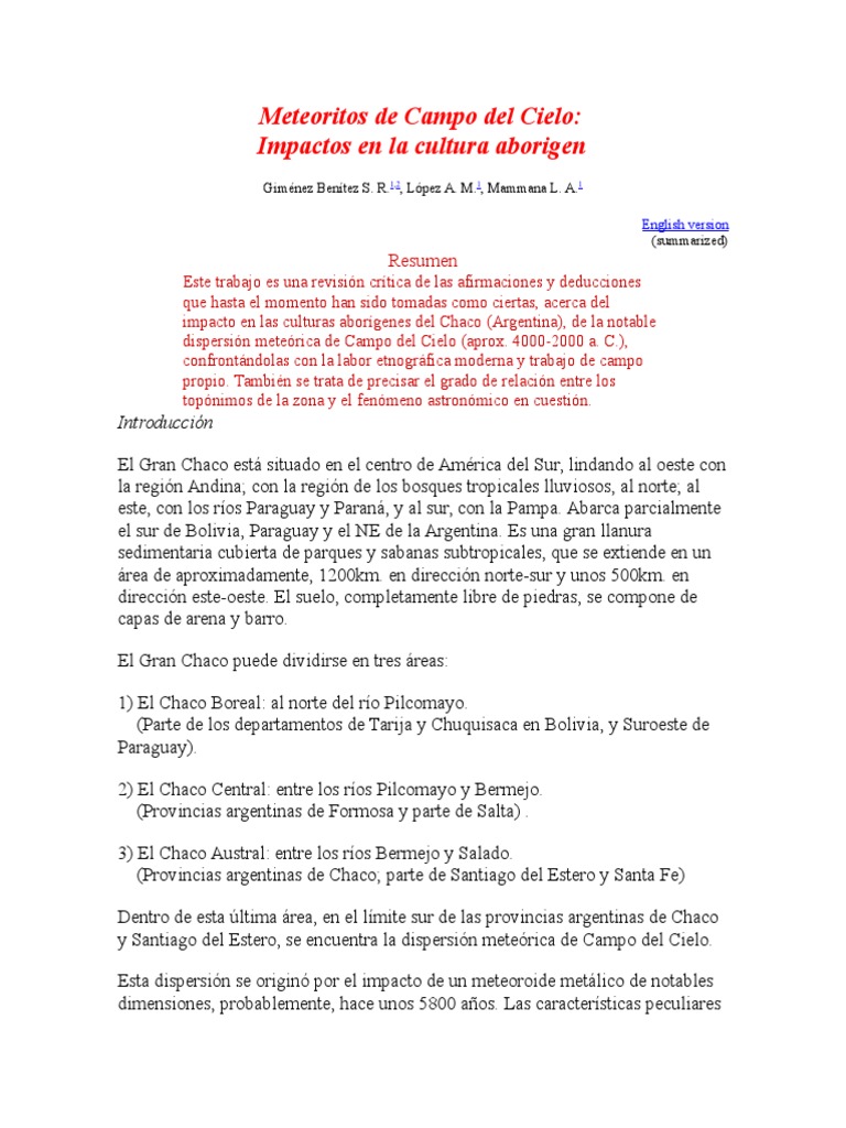 Mocovi Es | PDF | Naturaleza