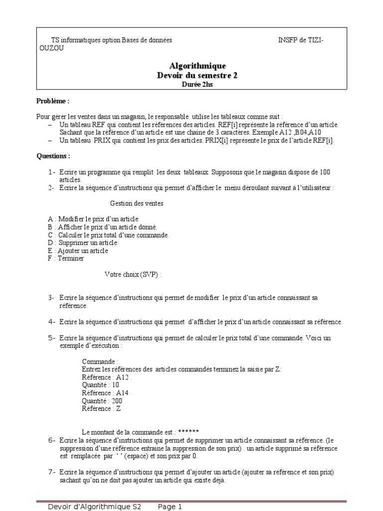Les Tableau Pascal | PDF | Programmation informatique | Domaines de l'informatique