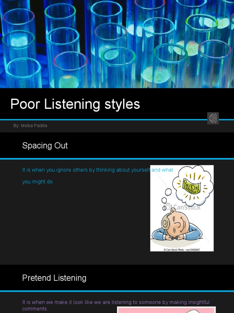 Poor Listening Styles 1 | PDF