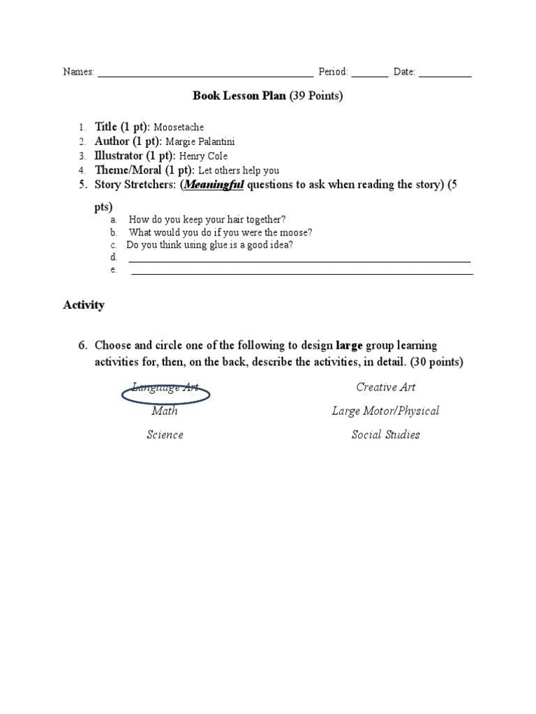 Friday Lesson Plan | PDF | Career & Growth | Games & Activities