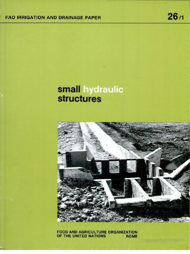 Small Hydraulic Structures | PDF