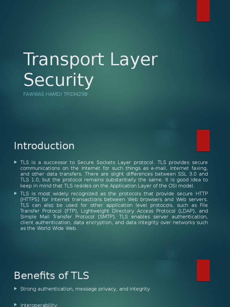 Transport Layer Security | PDF | Transport Layer Security | Computer ...