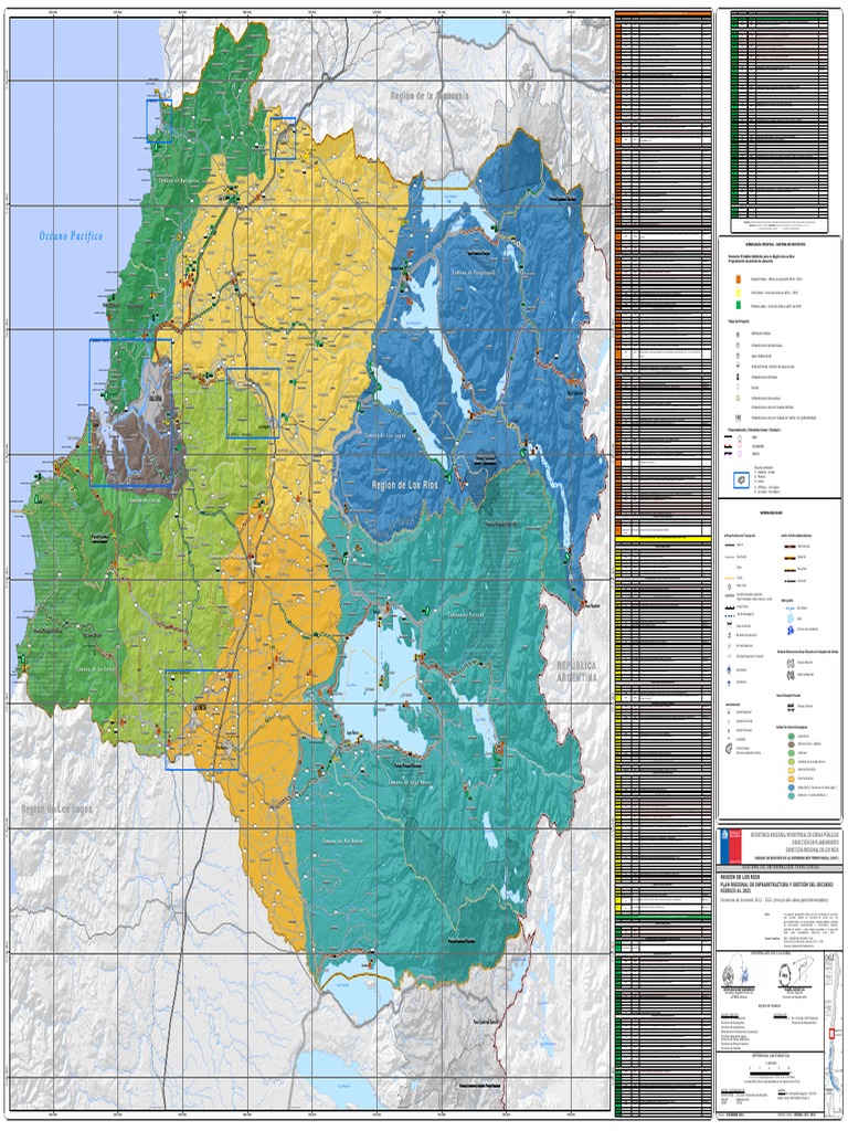 Mapa de la Región de Los Ríos | PDF | Geografía Física | Agua