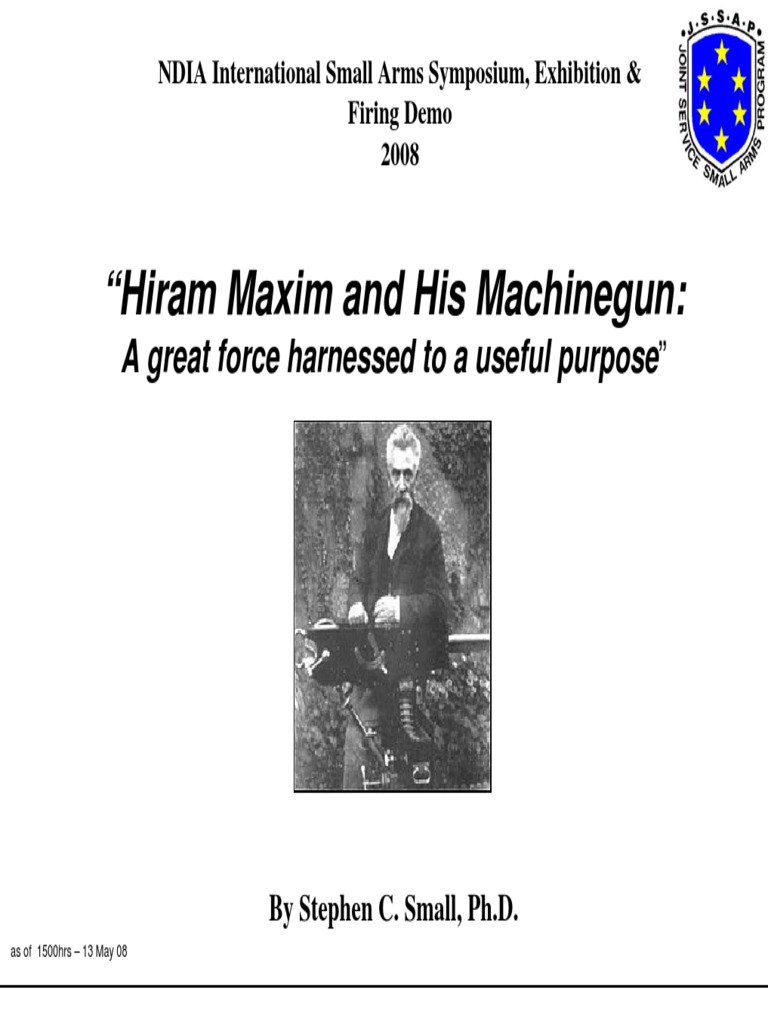 Hiram Maxim and His Machinegun History | PDF | Travel | History