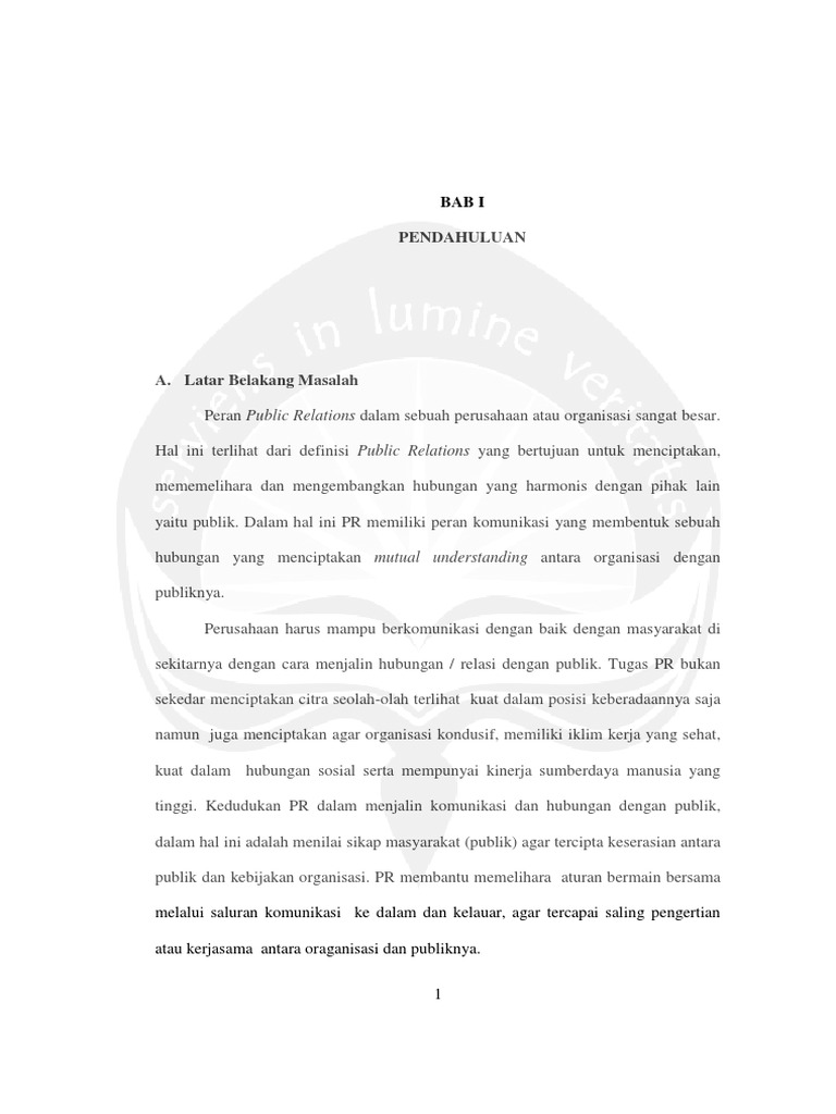 Public Relation | PDF