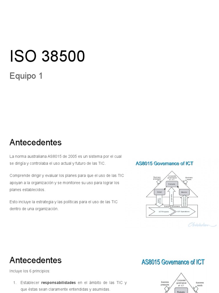 Iso 38500 | PDF | Business | Science